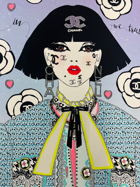 XL 17"x22" IN CHANEL WE TRUST PRINT – VERRIER HANDCRAFTED (verrier ...